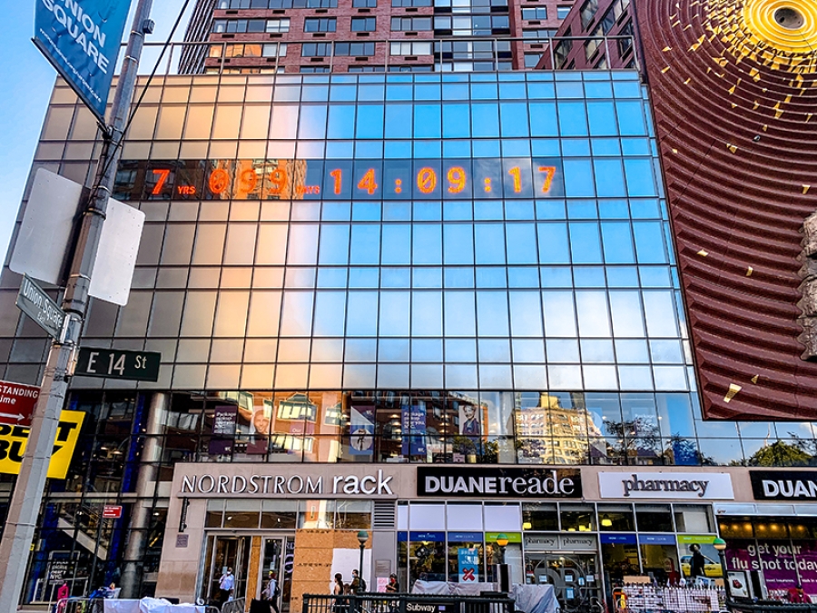 Climate Clock and Crazy Bubbles in New York City